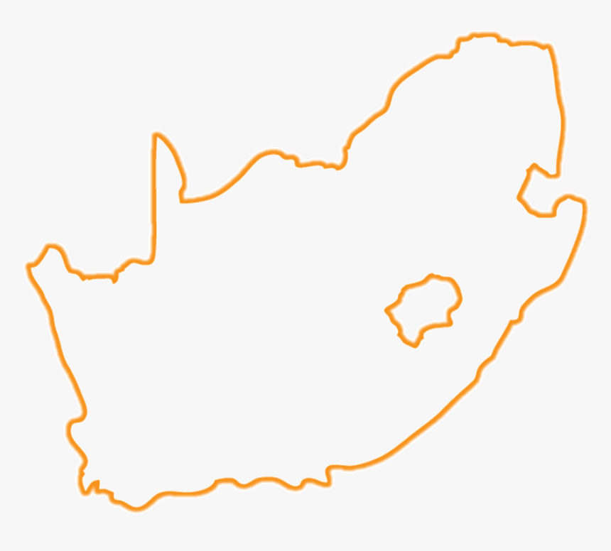 South Africa Map Icon - South Africa Border Map, HD Png Download ...