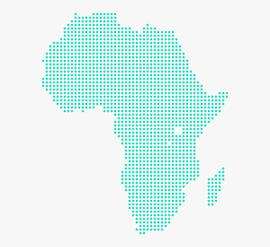 World Map Dot Square - Africa Dot Map Png, Transparent Png ...