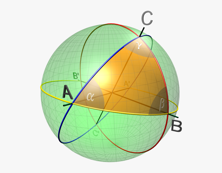 Spherical Triangle 3d - Spherical Triangle, HD Png Download ...