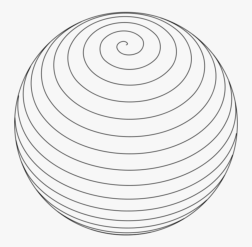 Spiral Sphere 6 - Spiral Sphere, HD Png Download , Transparent Png ...