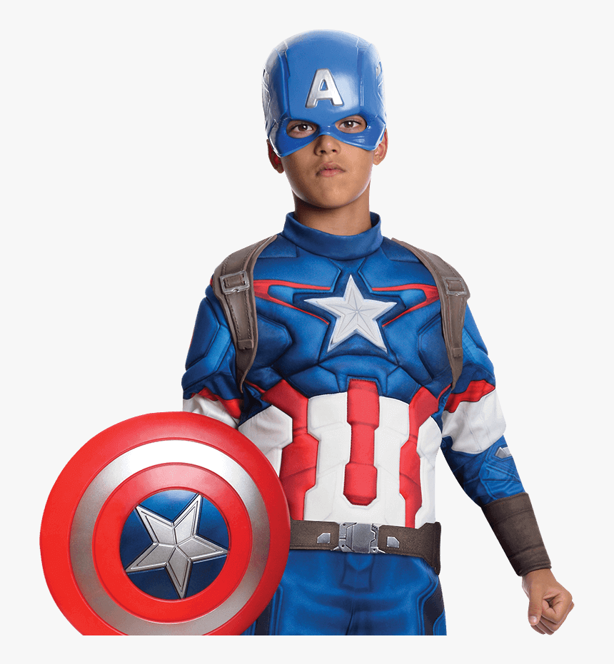 Boys Age Of Ultron Deluxe Captain America Costume - Boy Captain America ...