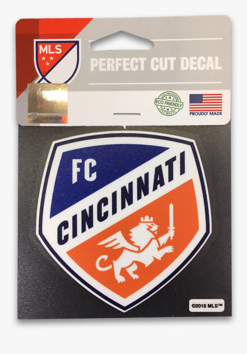 Fc Cincinnati Car Window Decal - Label, HD Png Download , Transparent ...