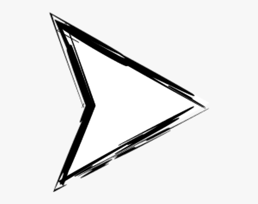Arrows Sketch - Triangle Sketch Png, Transparent Png , Transparent Png ...