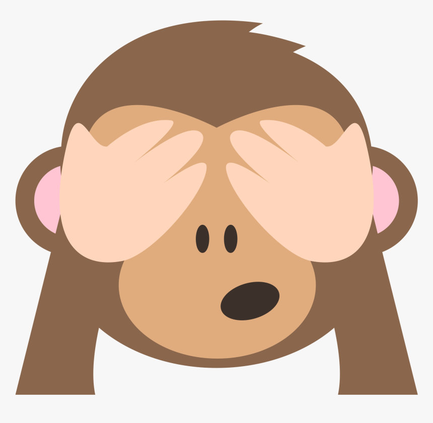Download See No Evil Emoji Clipart Three Wise Monkeys - See No Evil Emoticon, HD Png Download ...