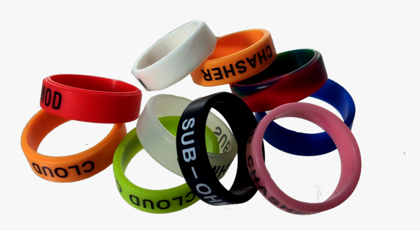 Vape Band Silicone Ring - Bracelet, HD Png Download , Transparent Png ...