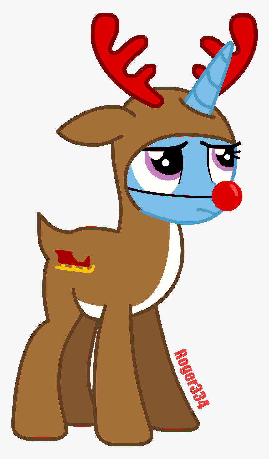 Rudolph Vector Simple - Clip Art, HD Png Download , Transparent Png ...