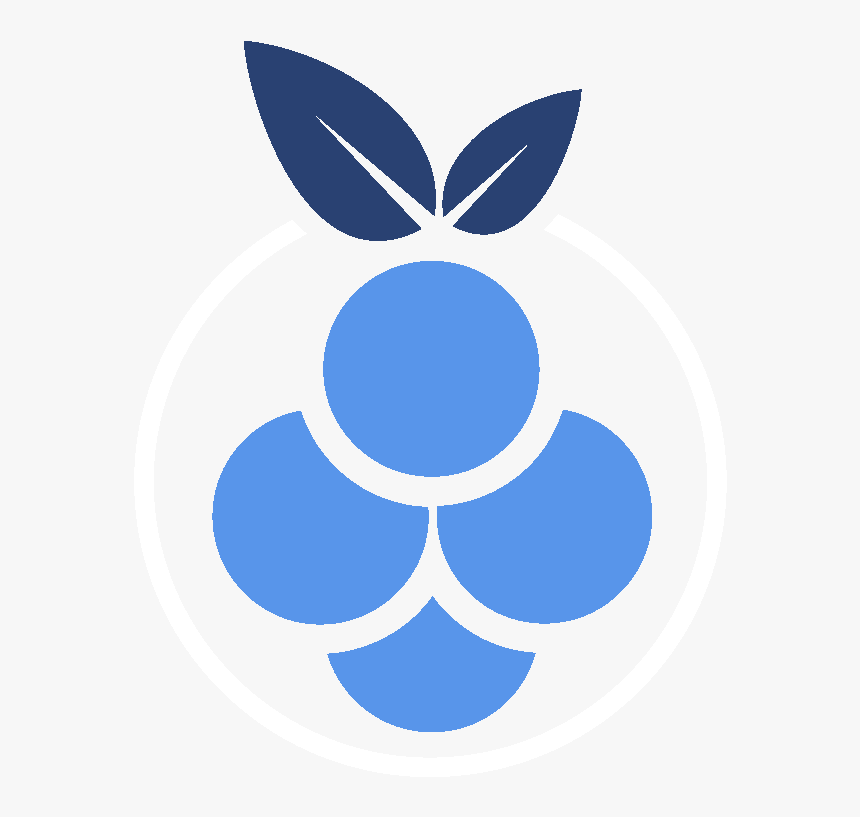 Blue Raspberry Pi Logo, HD Png Download , Transparent Png Image - PNGitem