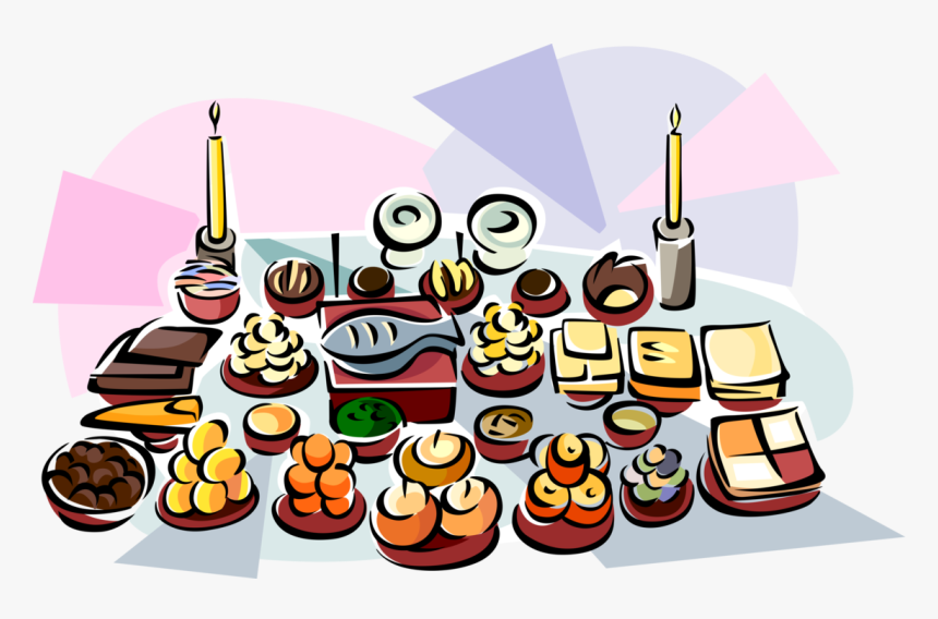 Dinner Vector - Dinner Food Clip Art Transparent, HD Png Download ...