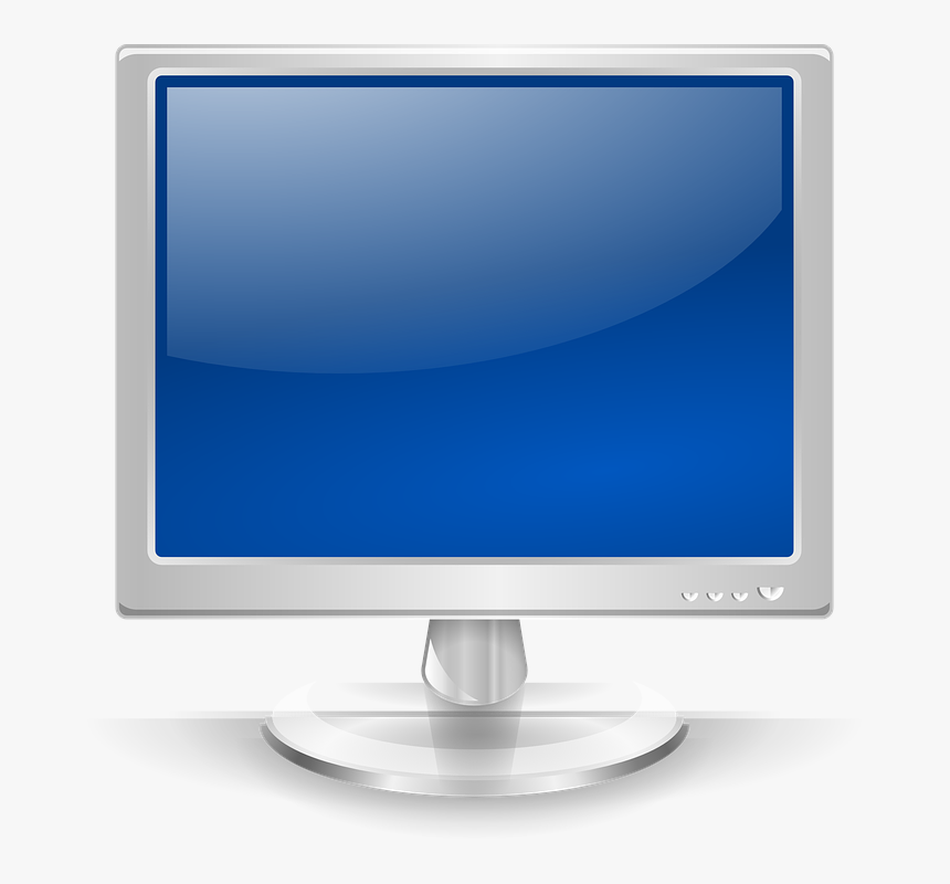 Monitor, Screen, Blue, Display, Pc, Computer, Apple - Blue Monitor, HD ...