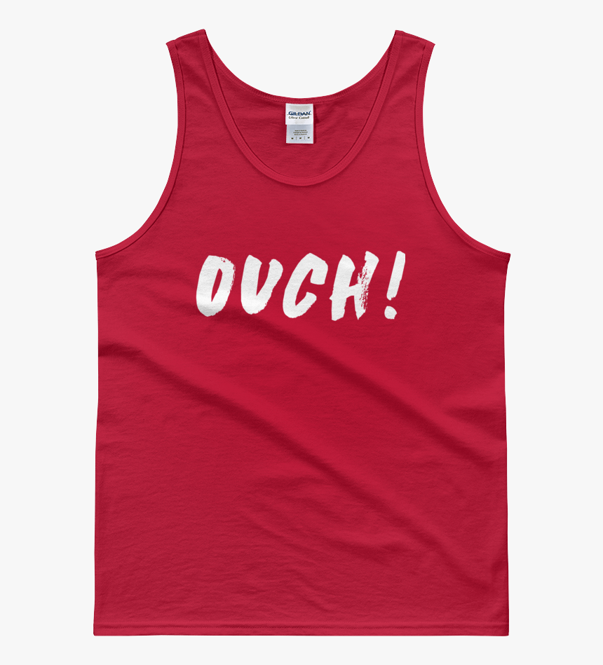 Pink Ouch Tank Top, HD Png Download , Transparent Png Image - PNGitem