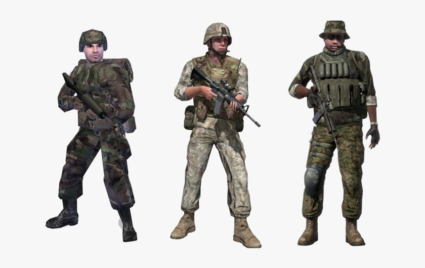 Arma 2 Soldiers - Arma 1 Vs Arma 2, HD Png Download , Transparent Png ...