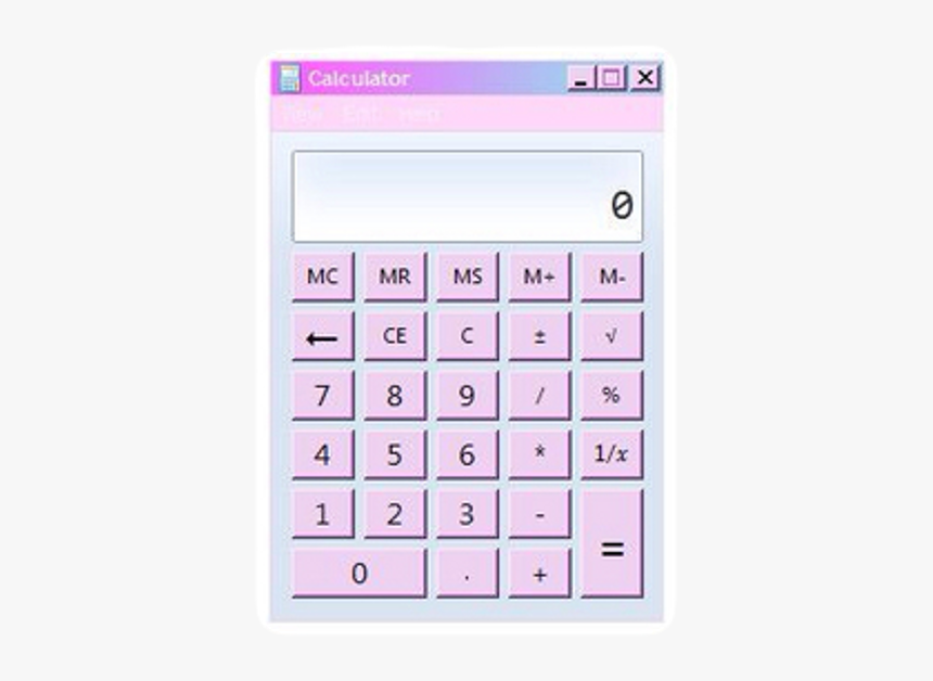 Windows Pastel Grunge Png - Computer Keyboard, Transparent Png ...