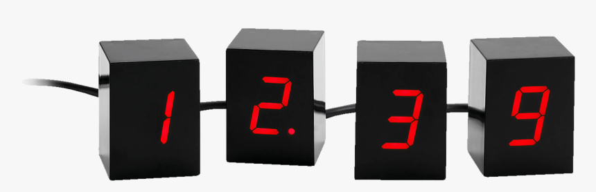 Numbers Led Clock-0 - Graphics, HD Png Download , Transparent Png Image ...