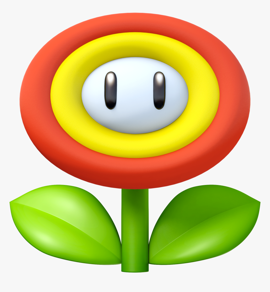 Super Mario Clipart Flower - Super Mario Fire Flower, HD Png Download ...