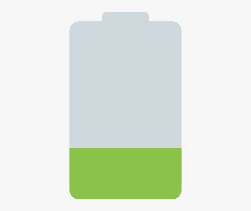 Icons8 Flat Low Battery - Low Battery Level Icon, HD Png Download ...