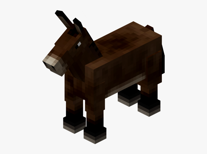Minecraft Mule, HD Png Download , Transparent Png Image - PNGitem
