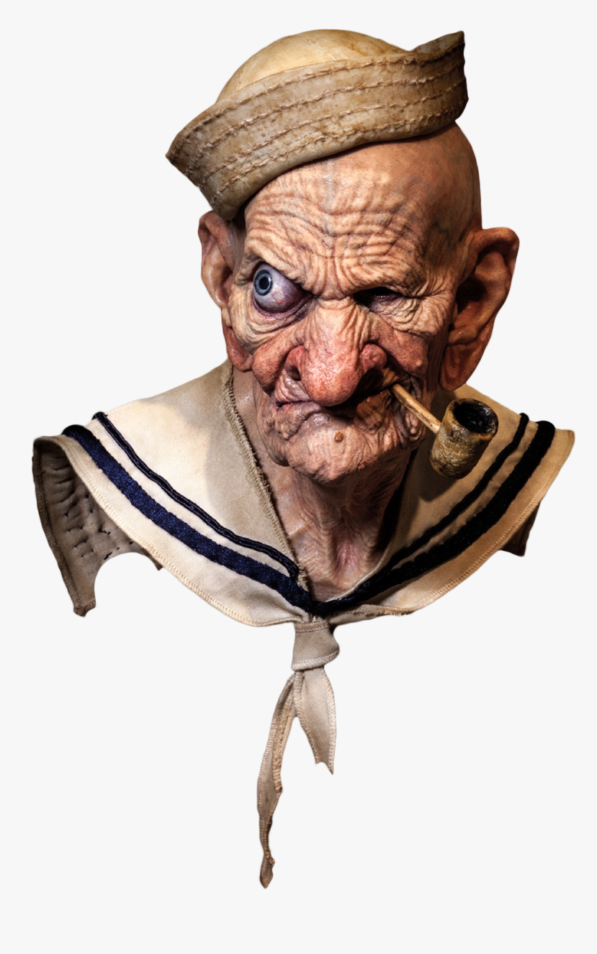 3d Printed Popeye Bust - Old Version Of Popeye, HD Png Download ...