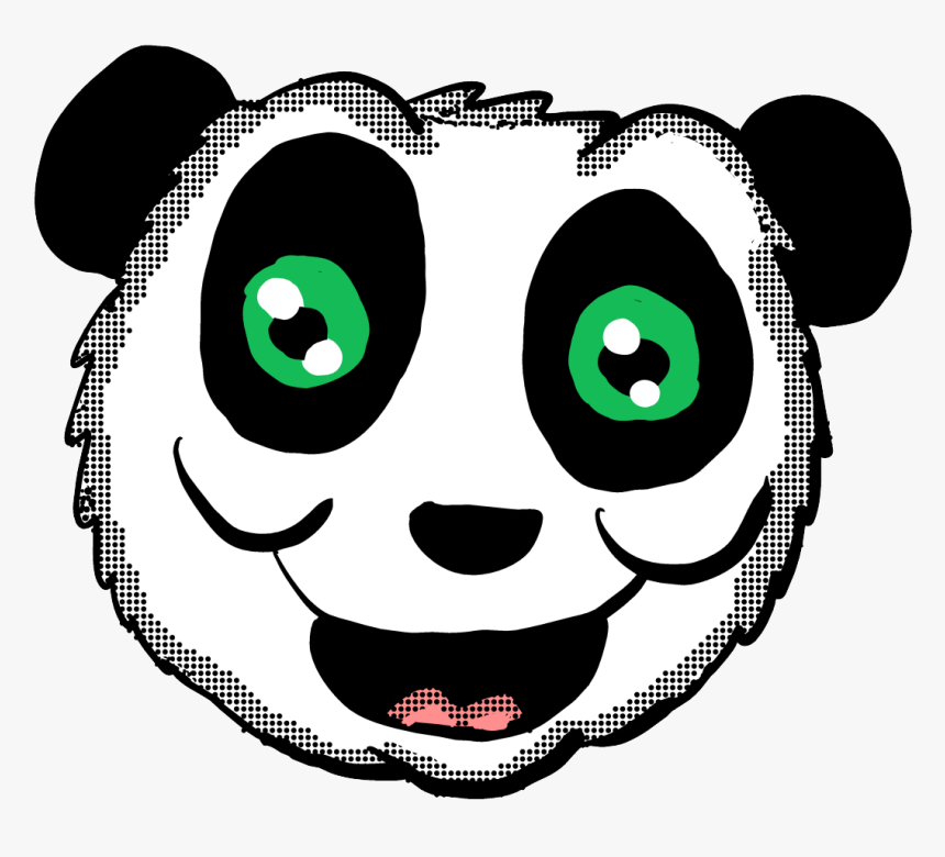 Cartoon Panda Head Ericallen, HD Png Download , Transparent Png Image ...