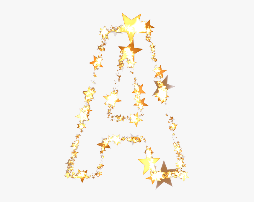Letter, A, Abc, Star, Christmas, Christmas Alphabet - Star Letter Png ...