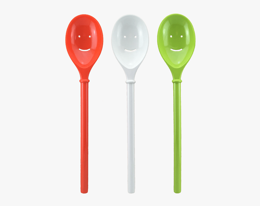 Multicolored Spoons With Smiley Face Cut Outs - Plastic, HD Png ...