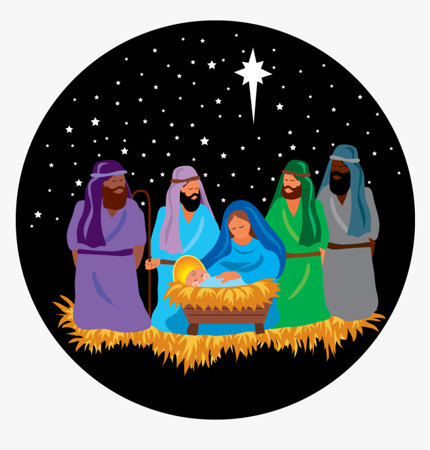 Nativity Scene Circle, HD Png Download , Transparent Png Image - PNGitem