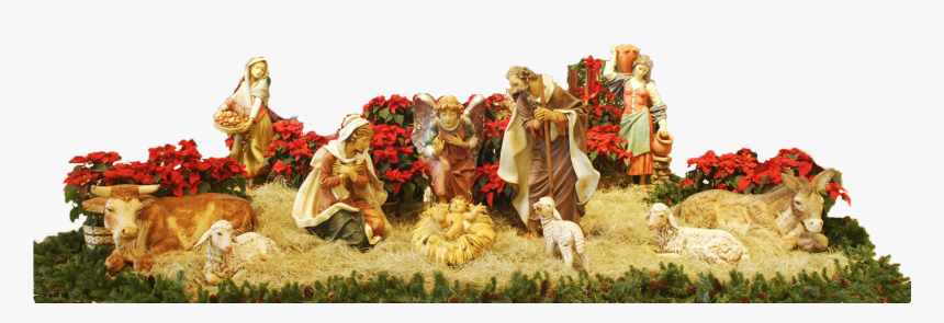 Full Manger Scene Clear - Nativity Scene, HD Png Download , Transparent ...
