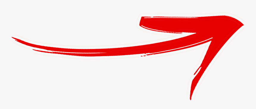Hand Drawn Red Arrow Png