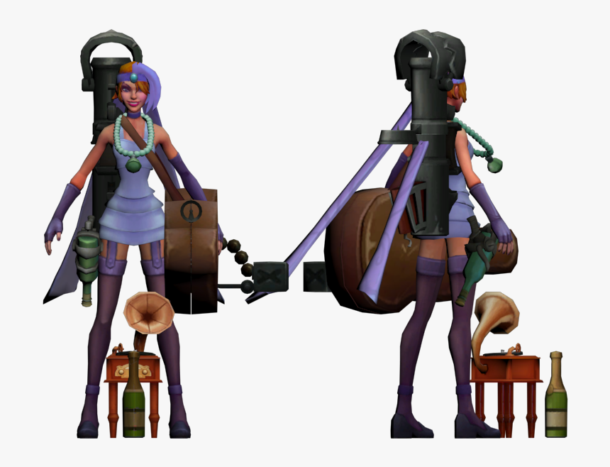 Download Zip Archive - League Of Legends Jinx Model, HD Png Download ...