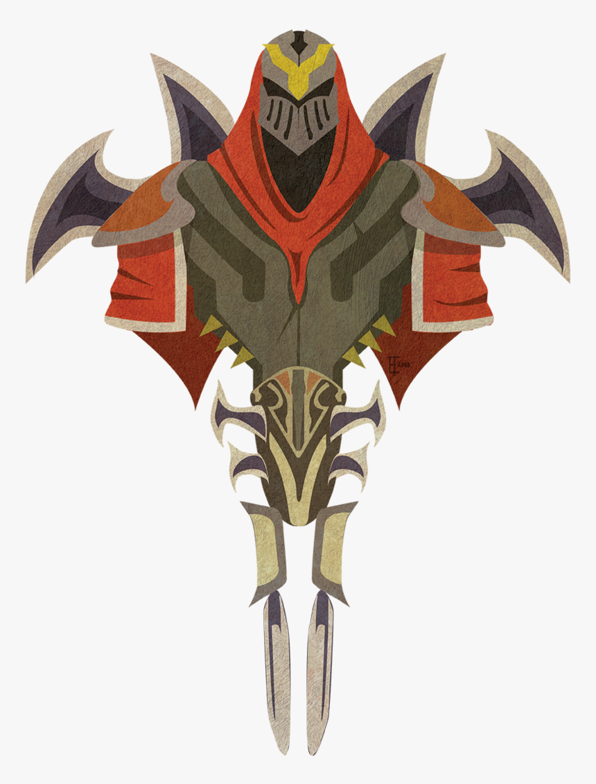 Zed Commission By Whitebrush1138 - League Of Legends Zed's Blade, HD ...