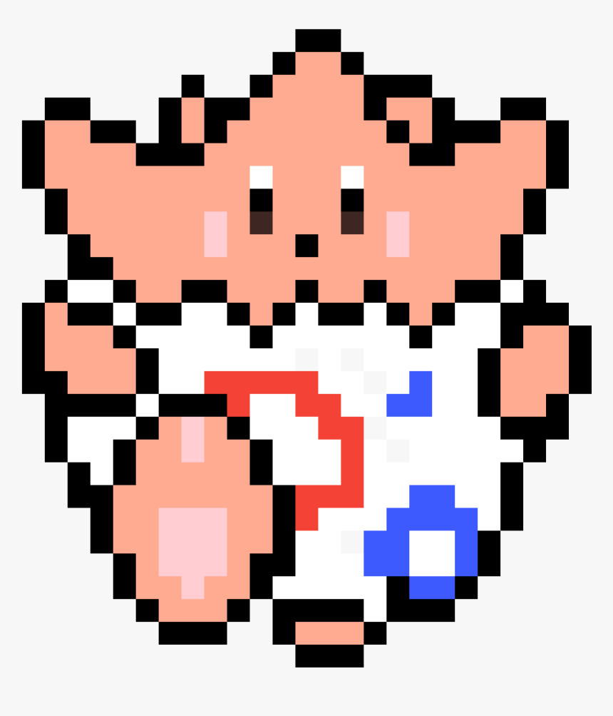 Transparent Togepi Png - Togepi Pixel Art, Png Download , Transparent ...