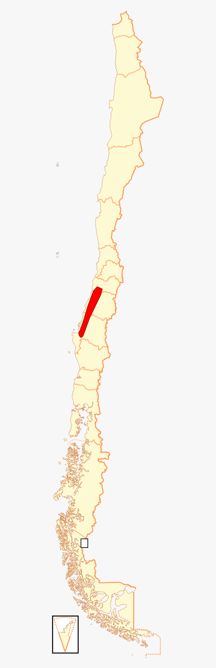 Mapa De Chile, HD Png Download , Transparent Png Image - PNGitem