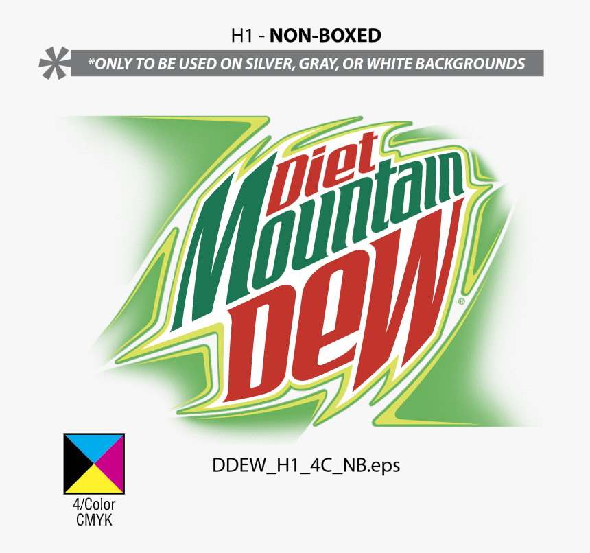 Diet Mountain Dew Vector - Diet Mtn Dew Logo, HD Png Download ...