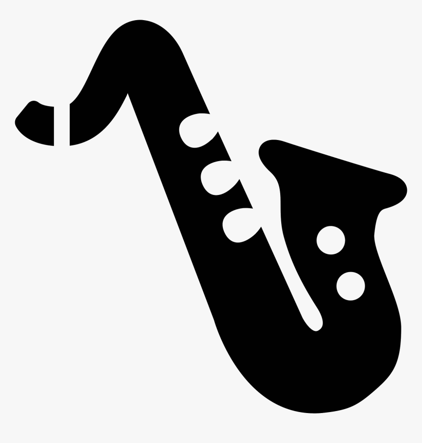 Saxophone Filled Icon - Saxophon Icon, HD Png Download , Transparent ...