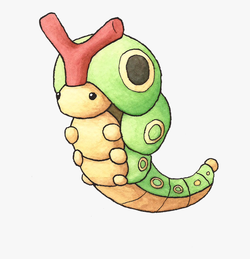 #010 Caterpie / #011 Metapod / #012 Butterfree, HD Png Download ...