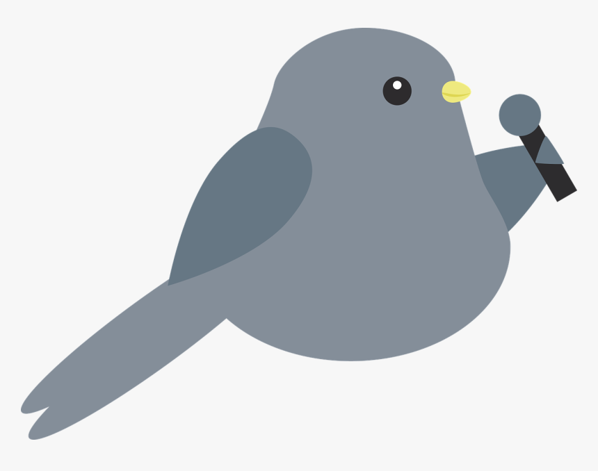 Bird Singing Transparent Background, HD Png Download , Transparent Png ...