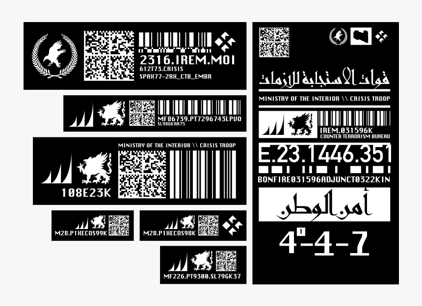 Crisis Troop Sticker Sheet - Black Powder Red Earth Stickers, HD Png ...