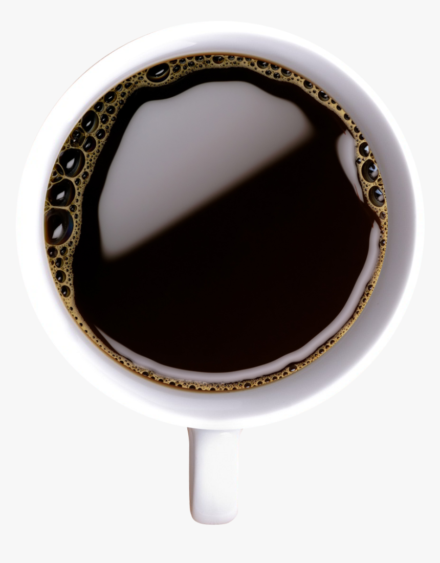 Coffee Cup Png Transparent Image - Cup Of Coffee Top View, Png Download ...