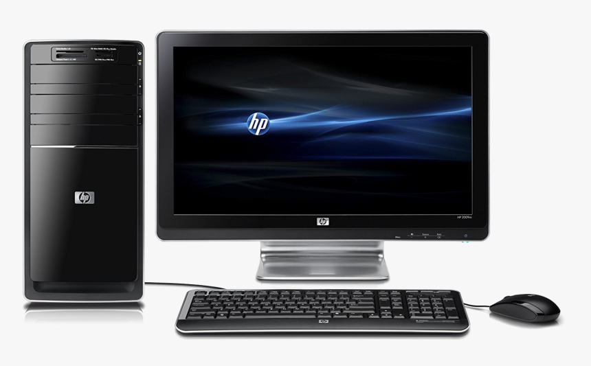 Desktop Computer Front View, HD Png Download , Transparent Png Image ...