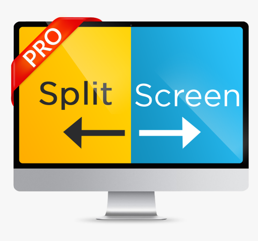 Transparent Split Apple Clipart - Splitting Screen, HD Png Download ...