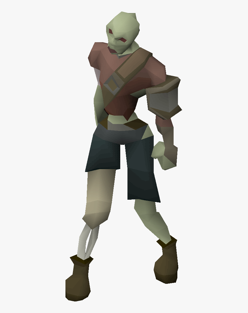 Old Zombie Model Osrs, HD Png Download , Transparent Png Image - PNGitem