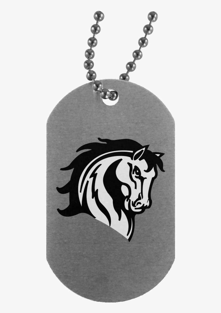 Ms Mustangs -dog Tag - Mount Sinai Mustangs, HD Png Download ...