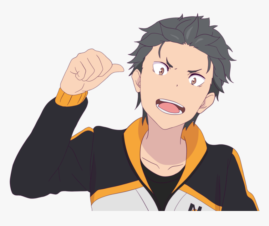 Natsuki By Blujumper On - Subaru Re Zero Png, Transparent Png ...