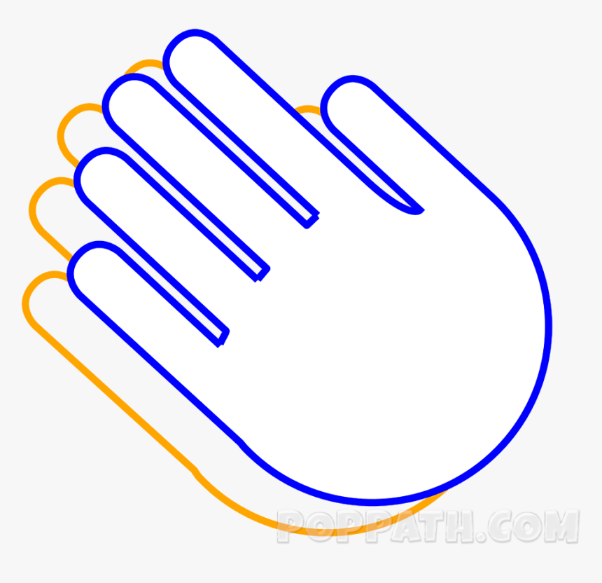 Draw Clapping Hands Step By Step, HD Png Download , Transparent Png ...