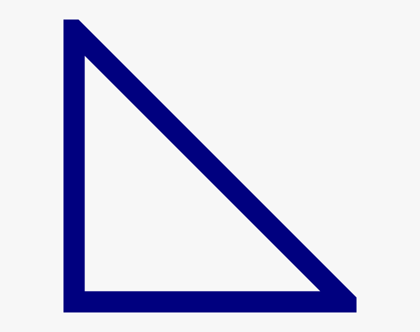 Right Triangle Svg Clip Arts, HD Png Download , Transparent Png Image ...