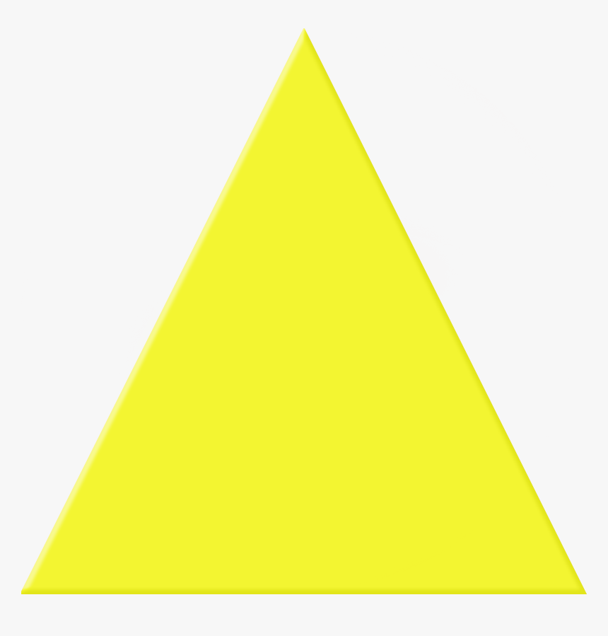 Yellow Triangle Image Transparent Png - Yellow Triangle Transparent ...