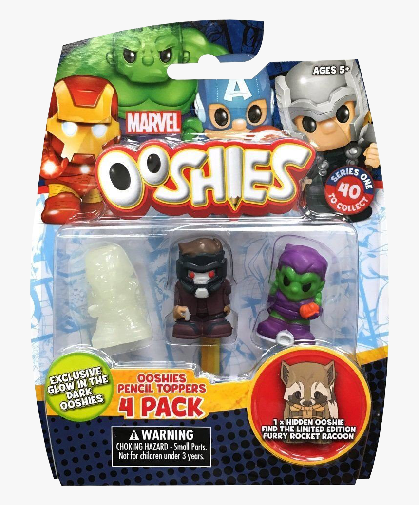 Ooshies Marvel 4 Pack, HD Png Download , Transparent Png Image - PNGitem