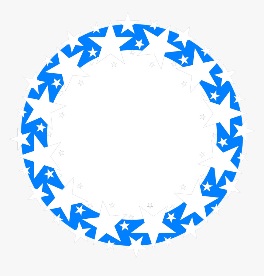 Blue Star Border