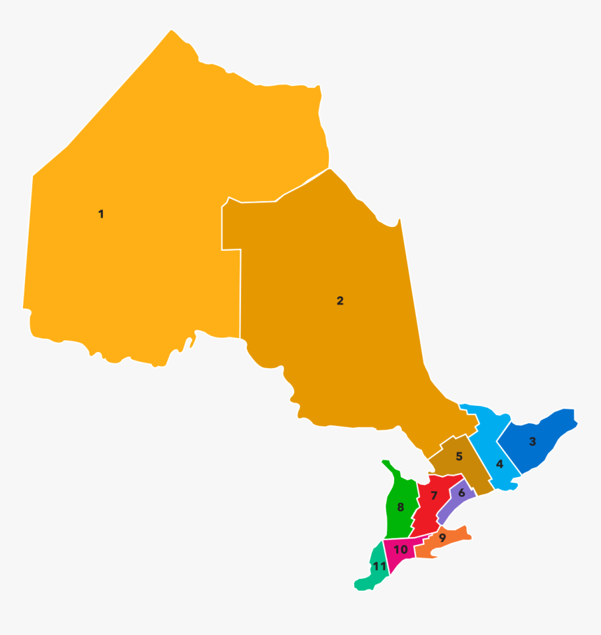Please See Below To Cross-reference With The Ontario - Map Of Ontario ...