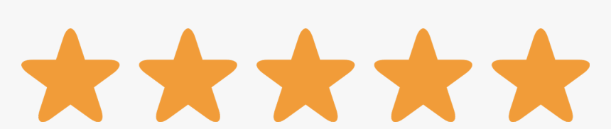 Google Review Stars Orange, HD Png Download , Transparent Png Image ...