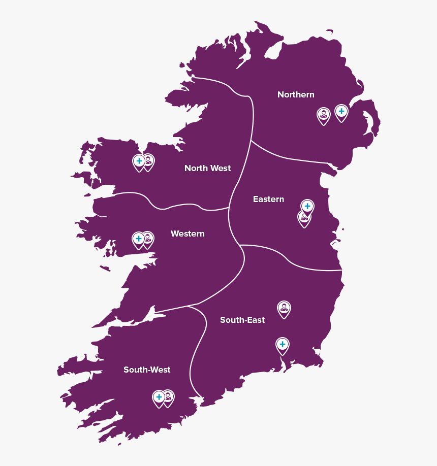 Map Of Ireland, HD Png Download , Transparent Png Image - PNGitem